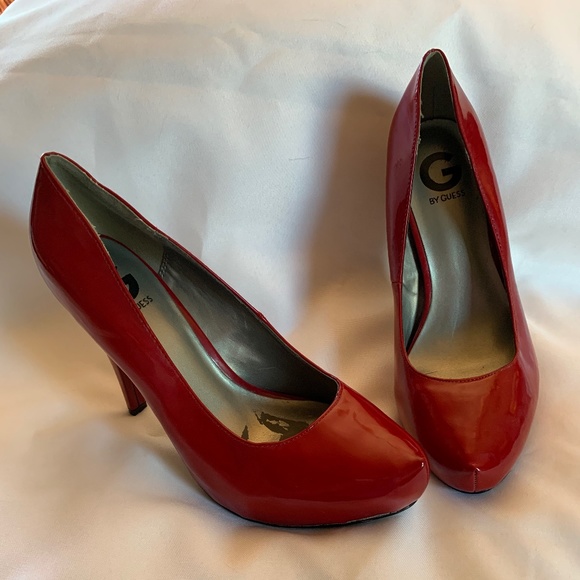 G by Guess | Shoes | Sexy Shiny Red G By Guess Heels | Poshmark